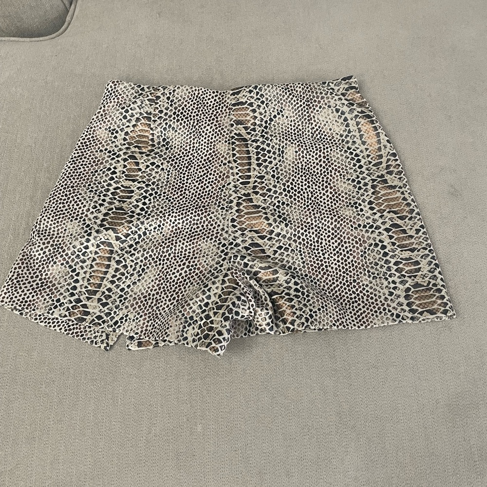 Zara Snake Print Skort - Gem